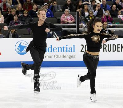 Madison Chock & Evan Bates | Short Dance | Senior | 2017 U.S. National ...