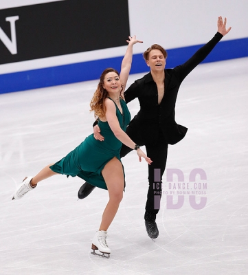 Allison Reed & Saulius Ambrulevicius (LTU) | Free Dance | 2022 World ...
